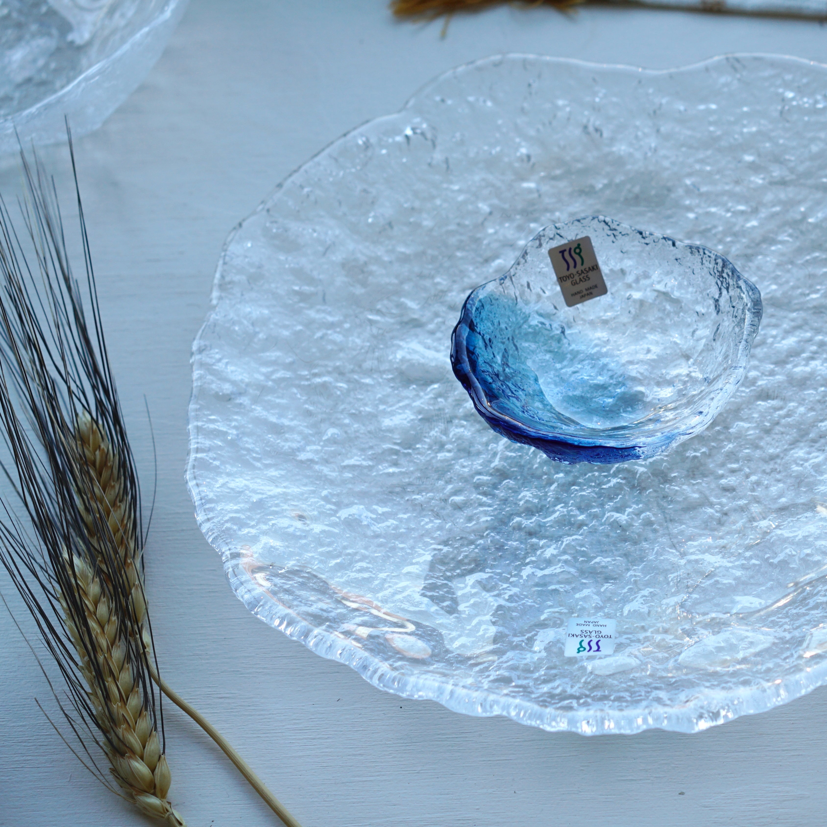 Large Glass Splatter Plate – little sure thing