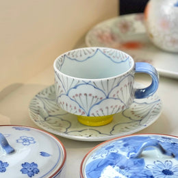 Hasami ware - Flower Cup and Saucer – little sure thing