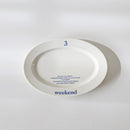 'Ivory' Weekend Plate – little sure thing