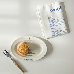 'Ivory' Weekend Plate – little sure thing