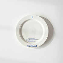 'Ivory' Weekend Plate – little sure thing