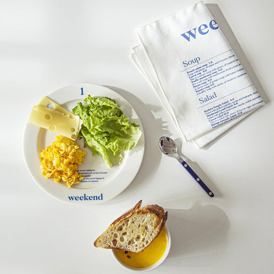 'Ivory' Weekend Plate – little sure thing